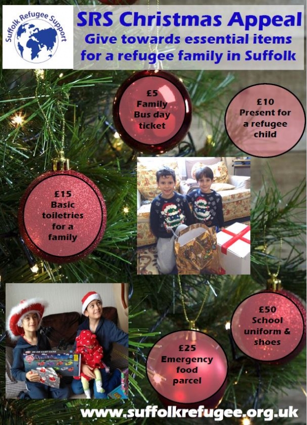 SRS Christmas Appeal – Suffolk Refugee Support
