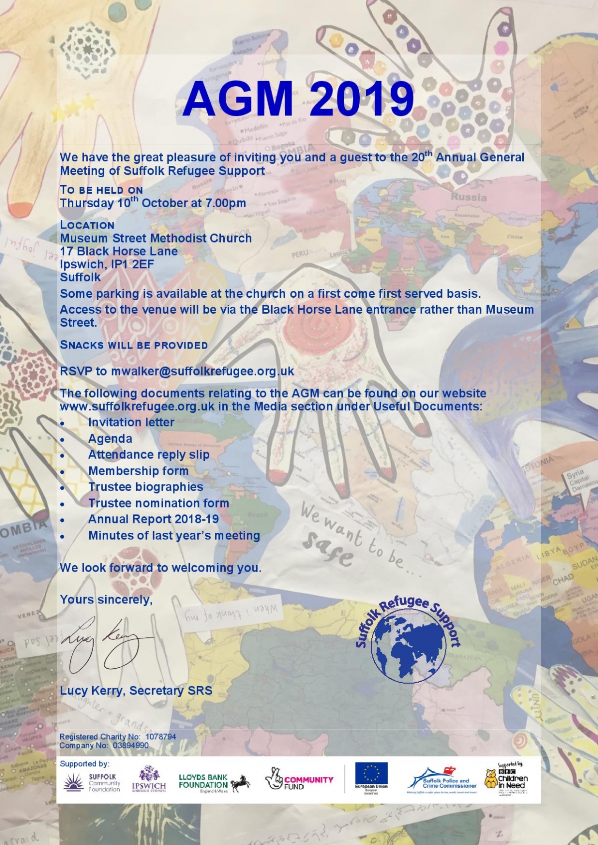 Suffolk Refugee Support 20th AGM – Suffolk Refugee Support